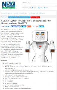 SCIZER System for Abdominal Subcutaneous Fat Reduction from CLASSYS ...